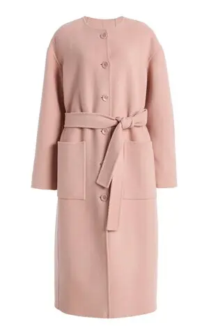 Ulla Johnson Fernanda Wool-cashmere Coat - Light Pink