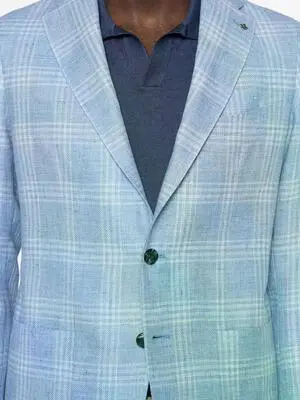 Tagliatore Patterned Blazer - Blue