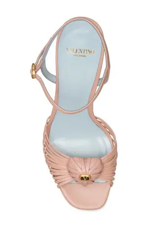 Valentino Garavani Royal Platform Sandal - Light Phard