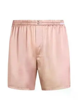 Dolce & Gabbana Silk Satin Boxer Shorts - Pink