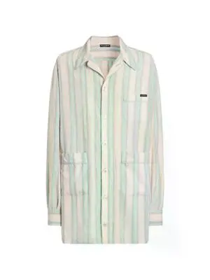 Dolce & Gabbana Striped Pocket Shirt