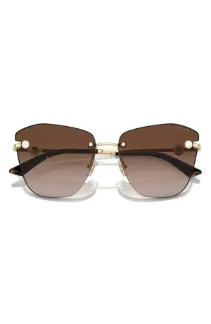 JIMMY CHOO 59mm Gradient Butterfly Sunglasses
