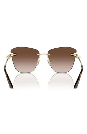 JIMMY CHOO 59mm Gradient Butterfly Sunglasses