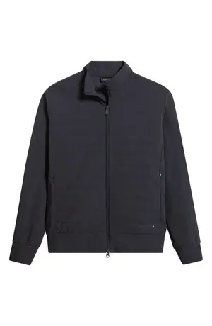 SAVE THE DUCK Water Repellent Quilted Front Jacket - Blue Black