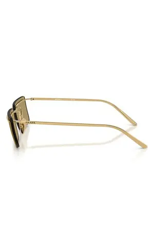 Prada 60mm Rectangular Sunglasses