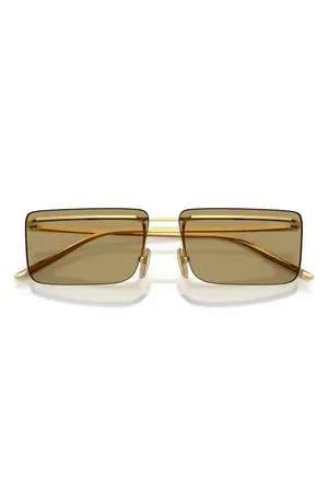 Prada 60mm Rectangular Sunglasses
