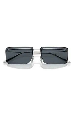 Prada 60mm Rectangular Sunglasses