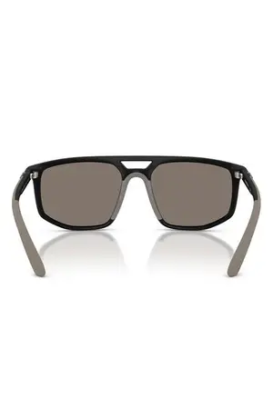 Emporio Armani 58mm Mirrored Square Sunglasses