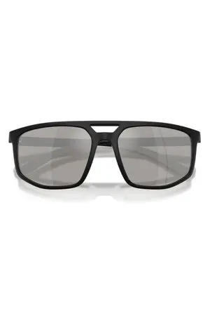 Emporio Armani 58mm Mirrored Square Sunglasses