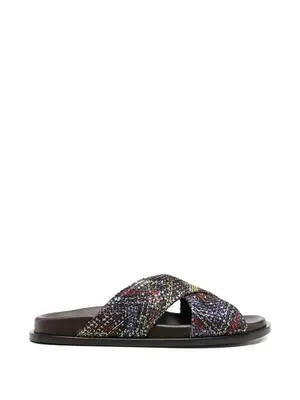 Missoni Criss-cross-strap Sandals - Black