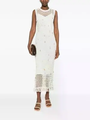 Simkhai Knit Midi Dress - Neutrals
