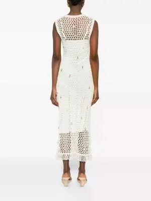Simkhai Knit Midi Dress - Neutrals