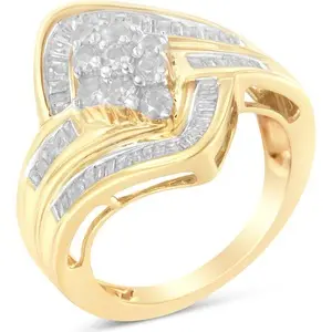 HAUS OF BRILLIANCE 10k 1.0 Cttw Diamond Ring - Yellow Gold