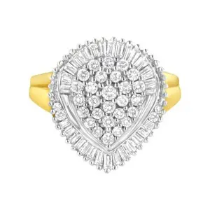 HAUS OF BRILLIANCE 10k Gold 1.0 Cttw Diamond Ring - Yellow Gold