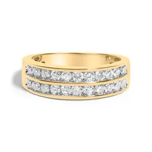 HAUS OF BRILLIANCE 10k Gold 1.0 Cttw Diamond Band Ring - Yellow Gold