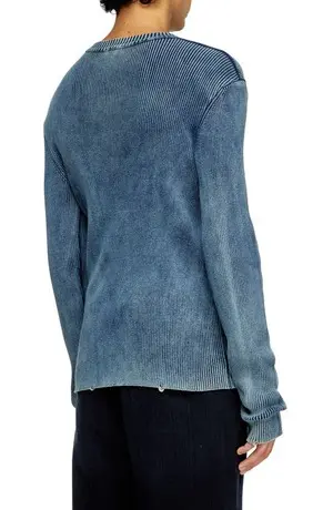 DIESEL® K-darin-d Stonewash Rib Sweater