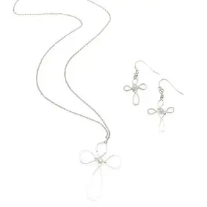 ALEGRIA ACCESSORIES Believe Cross Pendant Necklace