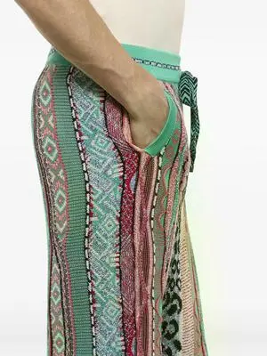 LANEUS Knitted Patterned Shorts