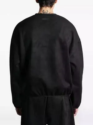 Fear Of God Logo-print Long-sleeve Sweatshirt - Black