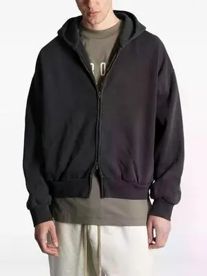 Fear Of God Double-zip Long-sleeve Hoodie - Black