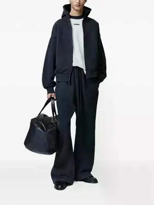 Fear Of God Double-Zip Long-Sleeve Hoodie Black