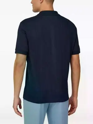Boggi Milano Pima Cotton Jacquard Polo Shirt