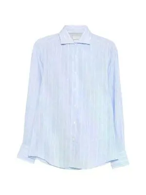 Brunello Cucinelli Striped Shirt - Blue