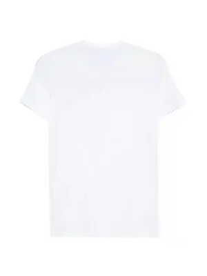 Kiton Logo-embroidered T-shirt - White