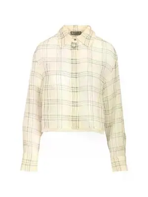 DURAZZI MILANO Plaid Raw-hem Shirt