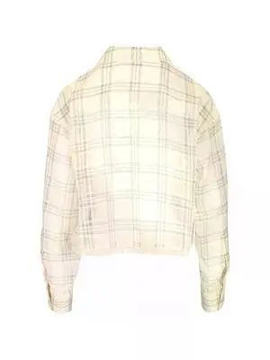 DURAZZI MILANO Plaid Raw-hem Shirt