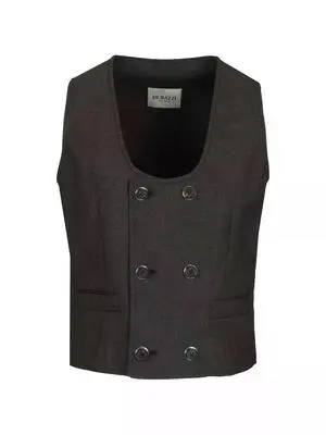 DURAZZI MILANO Double-breasted Waistcoat - Grey
