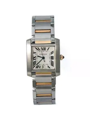 Cartier Tank Française 28mm Watch - Silver