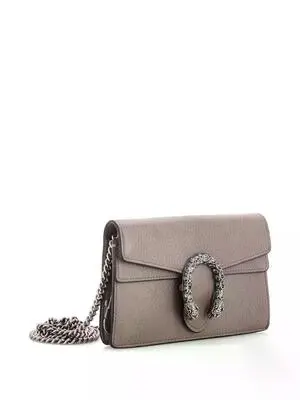Gucci Dionysus Leather Super Mini Clutch Bag