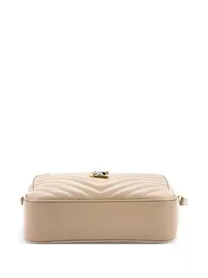 Saint Laurent Lou Camera Bag Matelasse Chevron Leather Crossbody Bag - Neutrals