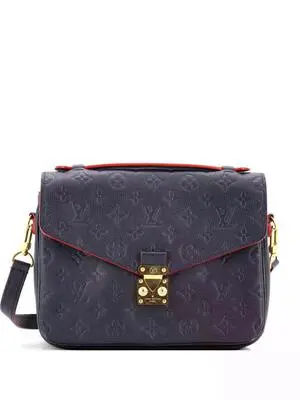 LOUIS VUITTON Pochette Metis Monogram Empreinte Leather Crossbody Bag