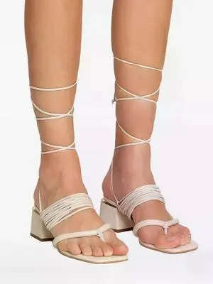 AMIR SLAMA Strappy Tie-leg Sandals