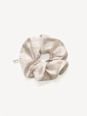 BY MALENE BIRGER Ada Silk Scrunchie - Feather