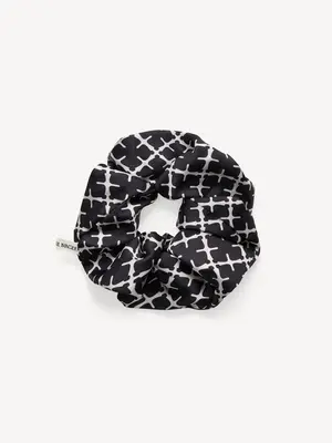 BY MALENE BIRGER Ada Silk Scrunchie - Black