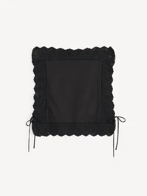 BY MALENE BIRGER Gerda Organic Cotton Top - Black