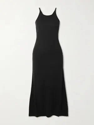 TOTEME Jersey Midi Dress - Black