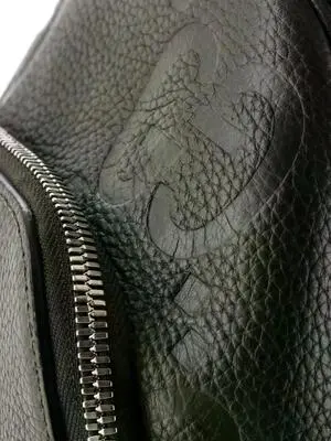 Gucci Sling Bag Jumbo Gg Embossed Leather Crossbody Bag