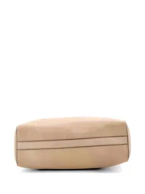 Prada Convertible Open Saffiano Leather Small Tote Bag - Neutrals