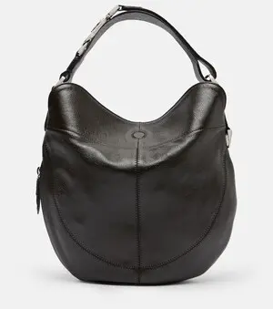 LEMAIRE Quiver Clip Medium Shoulder Bag - Brown