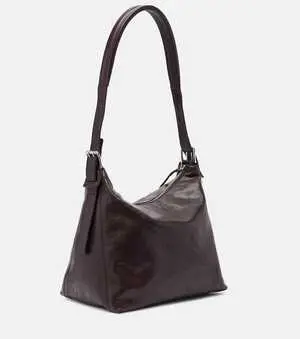LEMAIRE Small Belted Leather Tote Bag