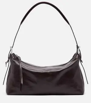 LEMAIRE Small Belted Leather Shoulder Bag