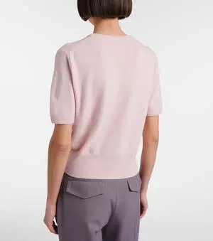 JIL SANDER Cropped Wool And Cashmere Sweater