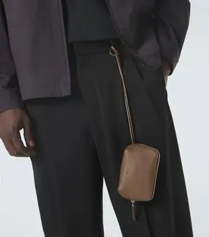 THE ROW Owen Leather Pouch