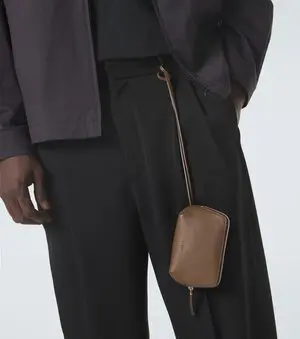 THE ROW Owen Leather Pouch