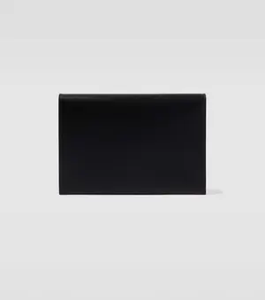 THE ROW Leather Pouch - Black