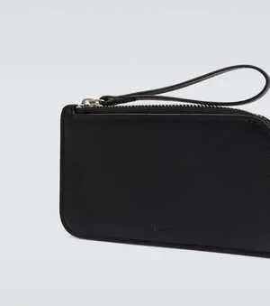 THE ROW Leather Wallet With Strap